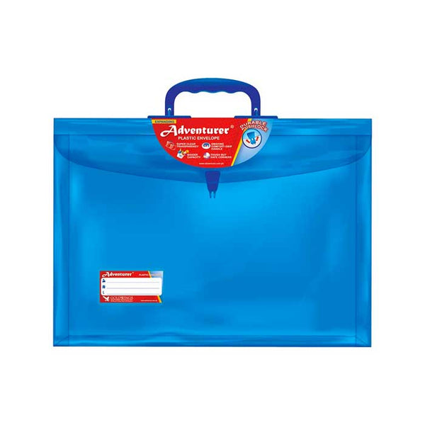 Adventurer Plastic Expanding Envelope Long Colored w/handle Push Lock ...